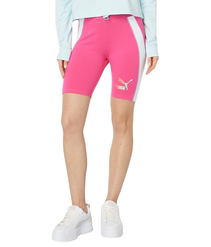 Women's PUMA Classics Block Brighter Days Biker Shorts | 6pm