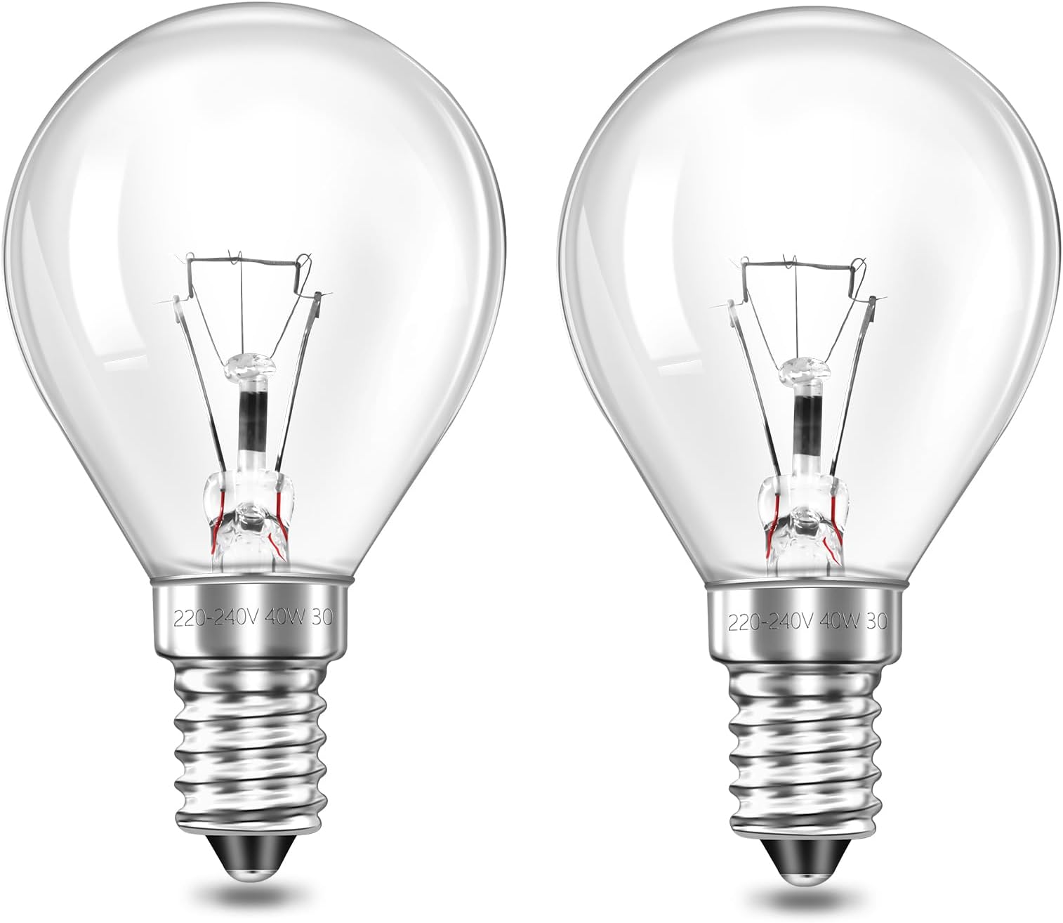 E14 G45 Light Bulb, 300°C Heat Resistant Dimmable, 2700K Warm White ...