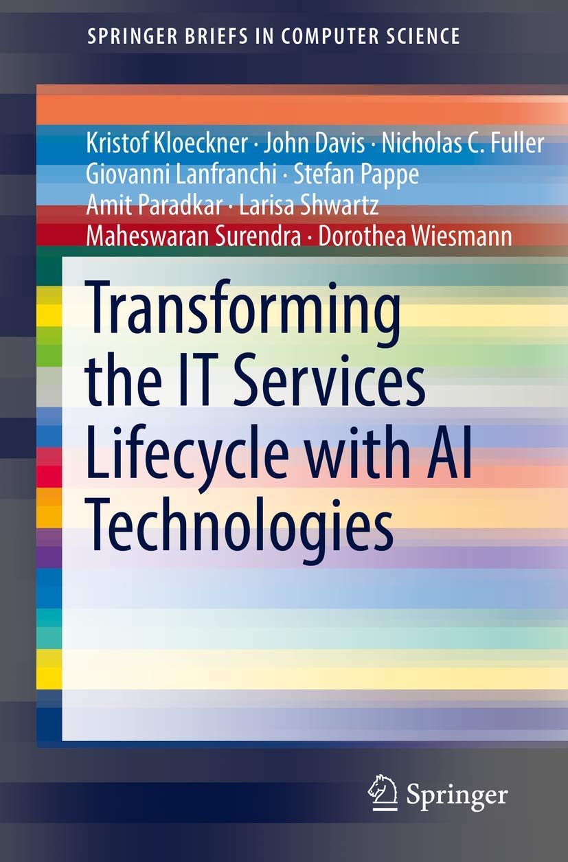 Amazon.com: Transforming the IT Services Lifecycle with AI Technologies ...
