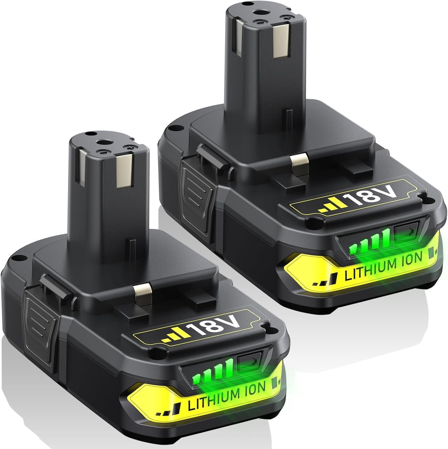 JGSPJ Elite 2Pack 3.5Ah Replacement for Ryobi 18V Battery Compatible ...