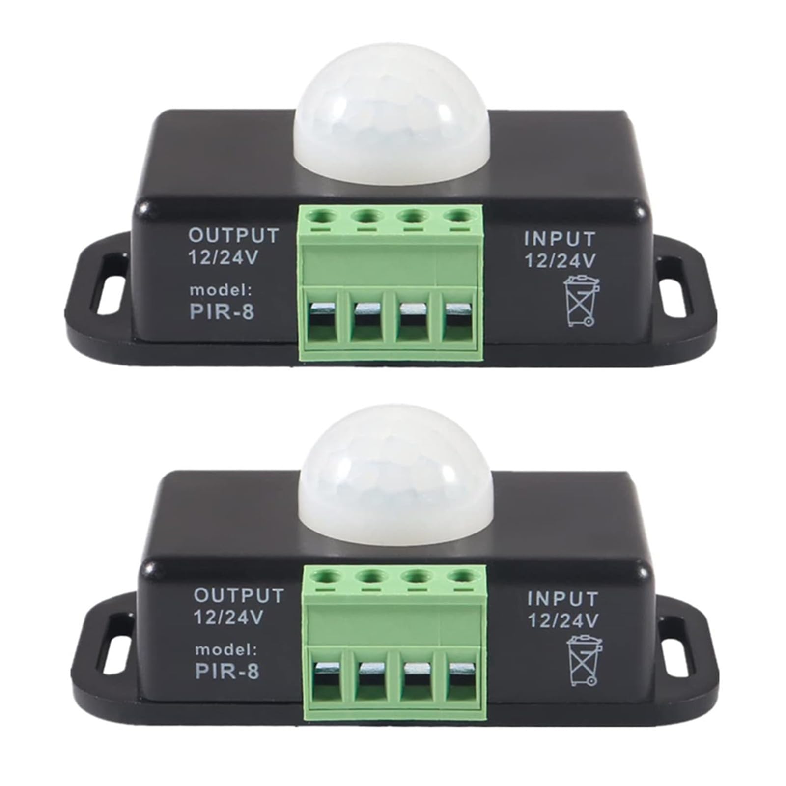 Snapklik.com : MELIFE 2 Pack DC 12V 24V PIR Sensor LED Motion Sensor Switch