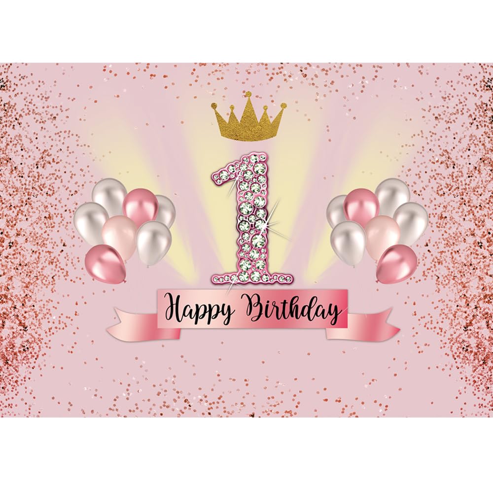 Princess 1st Birthday Background