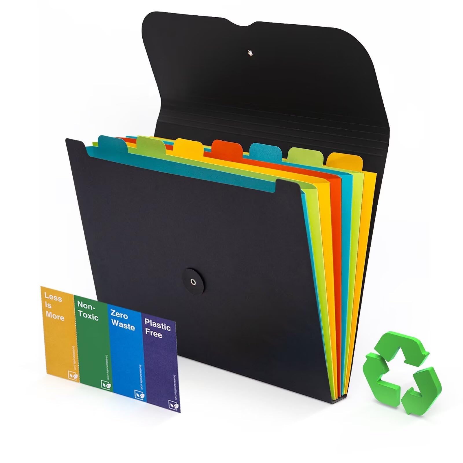 Amazon.com : Blue Lake ECOLIFE Expanding File Folder Accordion Plastic ...