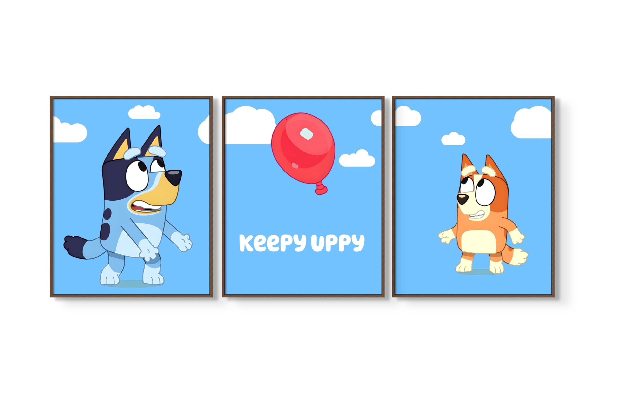 Bigwig Prints Bluey Poster 3 Pack 8x10 Inches Unframed Bedroom ...