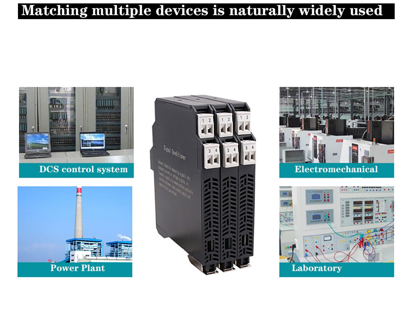 Snapklik.com : Analog Signal Isolator Transmitter,Single Channel Dual ...