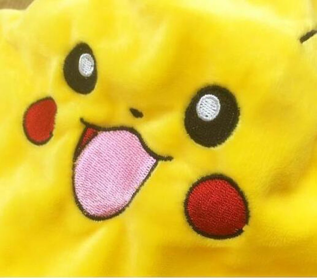 FINEX Premium Pikachu Yellow U-Shape Travel Pillow with Hood for Home ...
