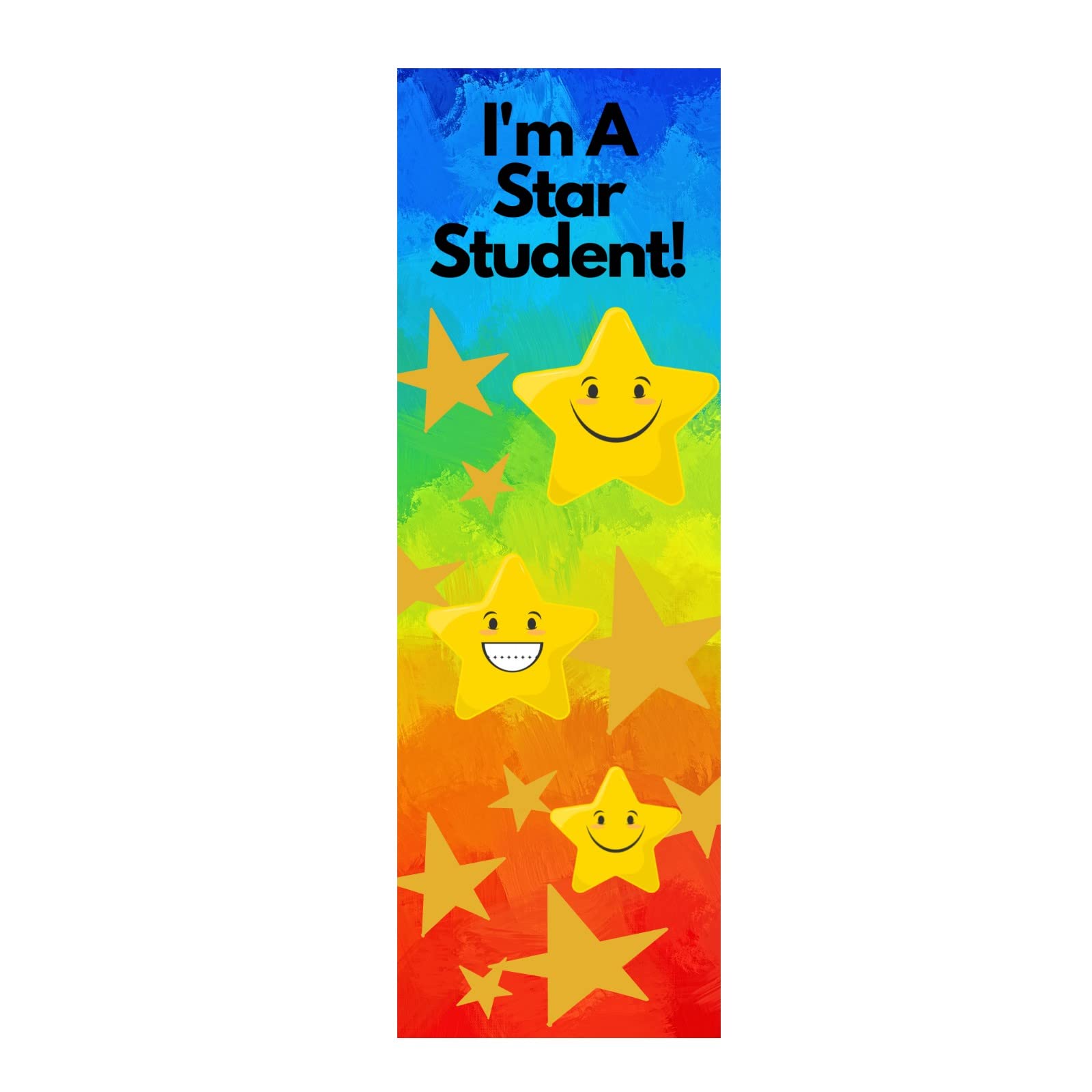 Amazon.com : 100 Count I'm A Star Student Fun Bright Colors Bookmarks ...