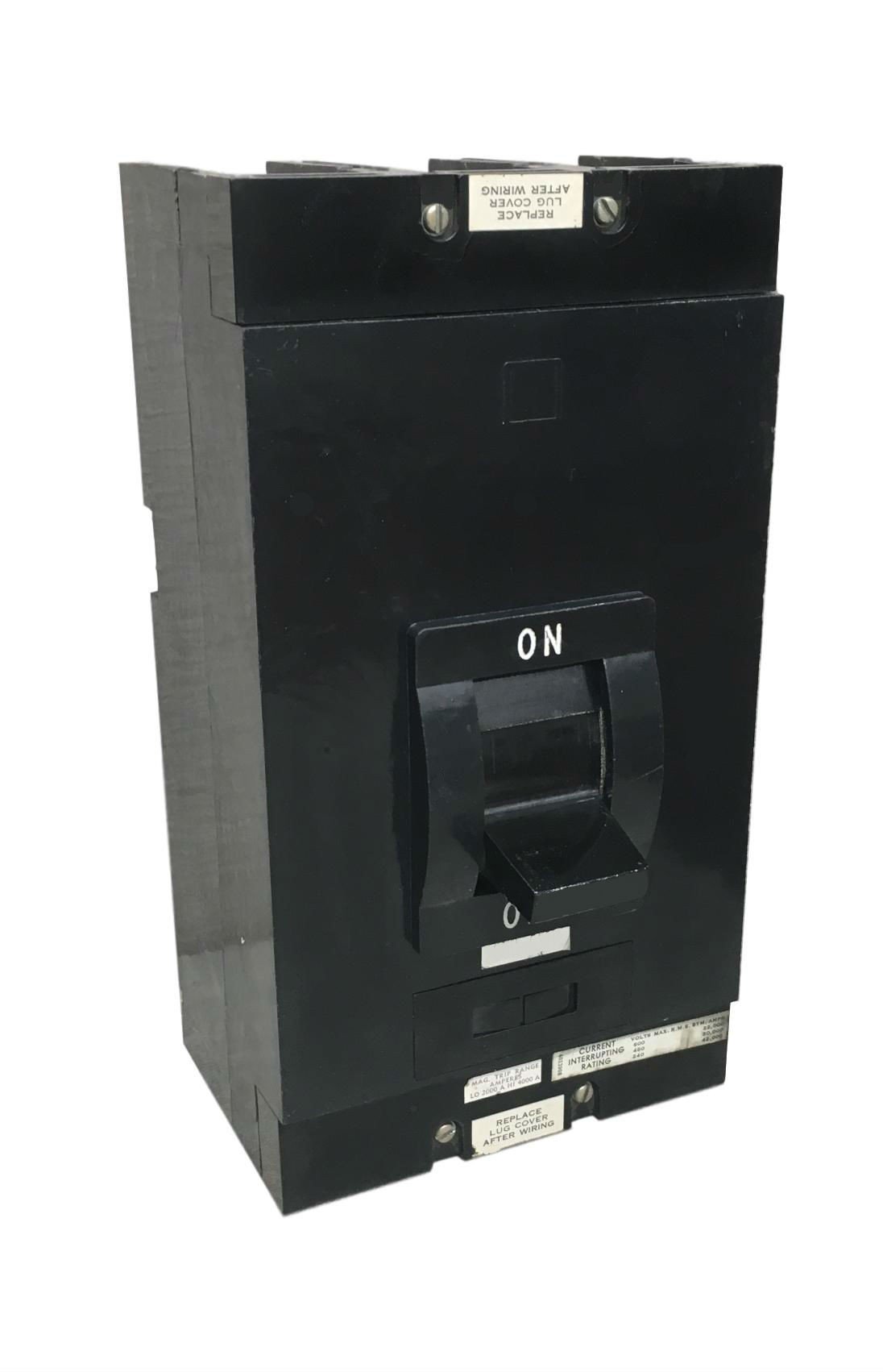 SCHNEIDER ELECTRIC 600-Volt 300-Amp LAL36300 Molded Case Circuit ...