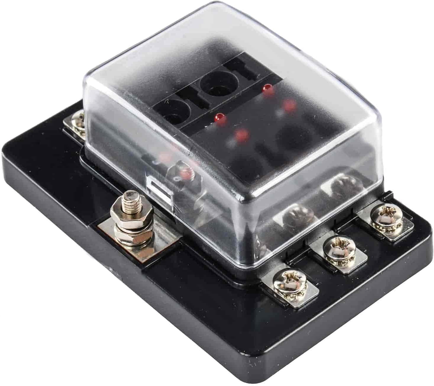 Amazon.com: JEGS Standard Fuse Block | 6-Pole | LED Indicators | 30 amp ...