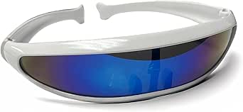 Amazon.com: Vaulted Skulls & Co Cyborg Glasses | Cyclops Sunglasses ...