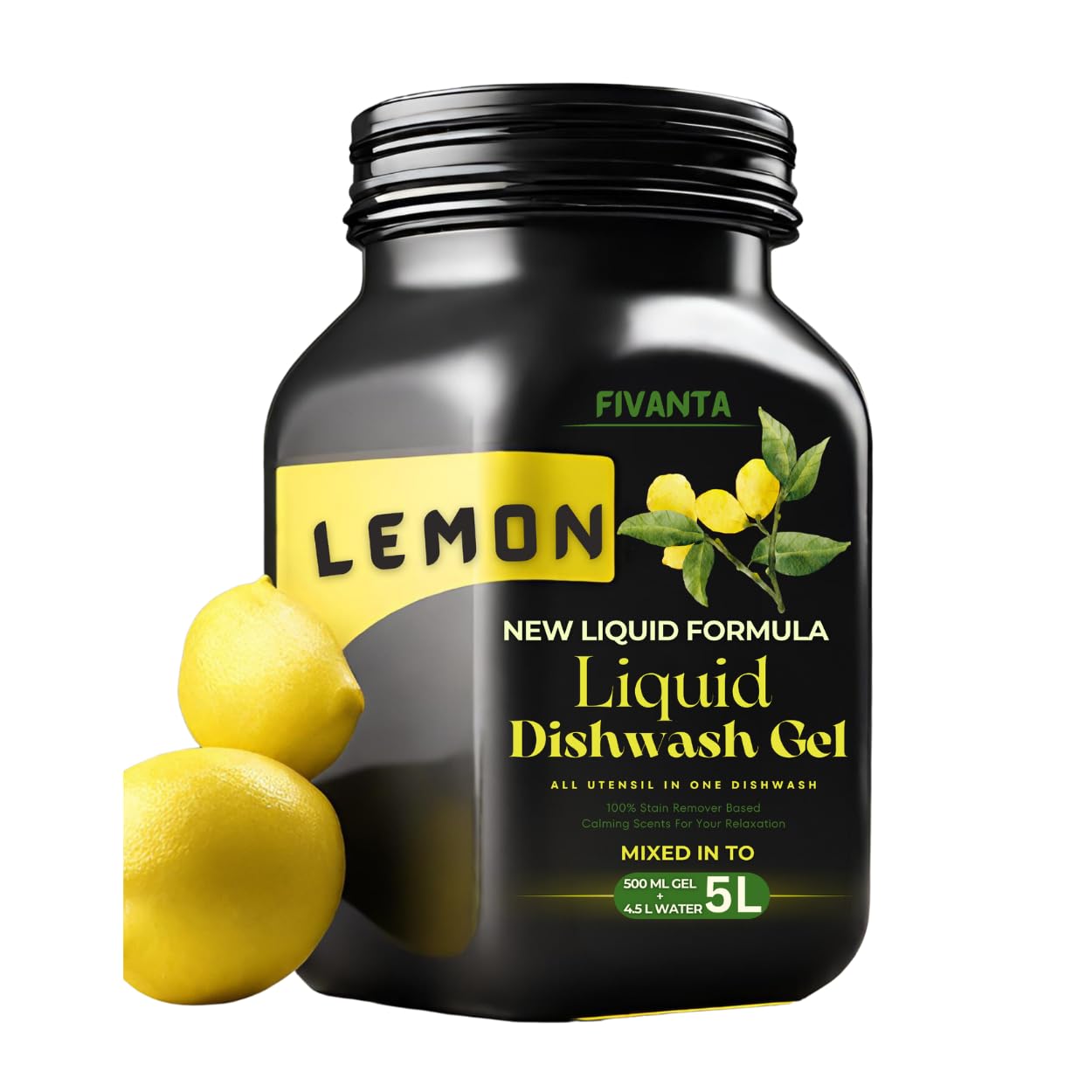 dish washing powder in 500gm powder can make upto 5liter of extra think ...