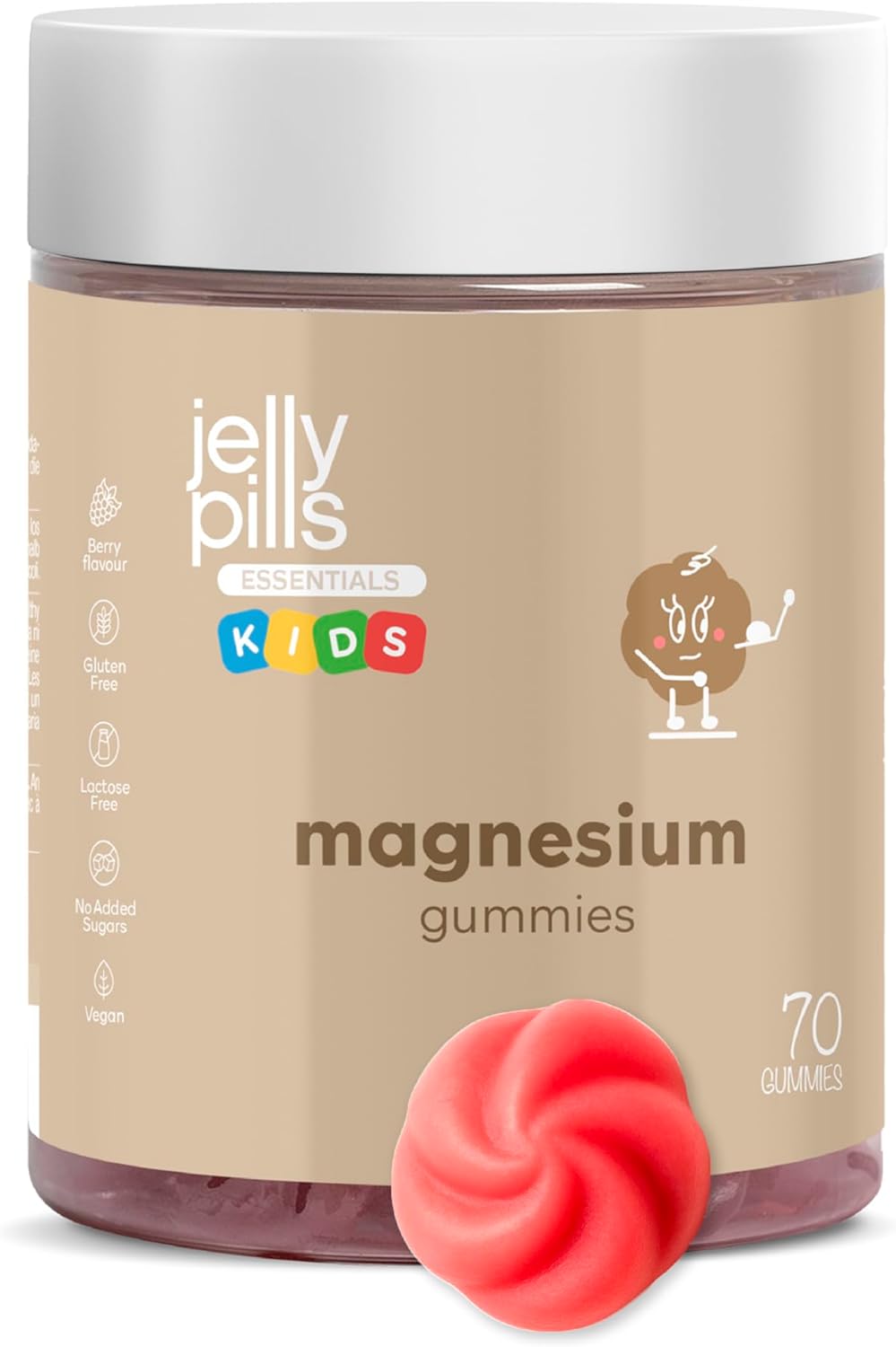 Jelly Pills® Kids Gummies 810 mg Magnesium Citrate and Vitamin B6 Kids ...