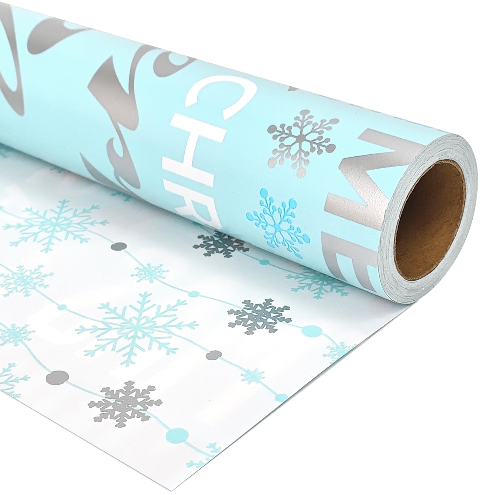 Amazon.com: LDGOOAEL Mini Short Small Wrapping Paper Roll - Reversible ...