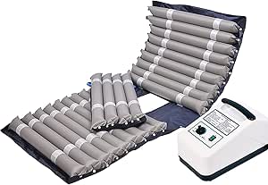Adjustable Alternating Pressure Pad, Air Topper Mattress with Electric ...