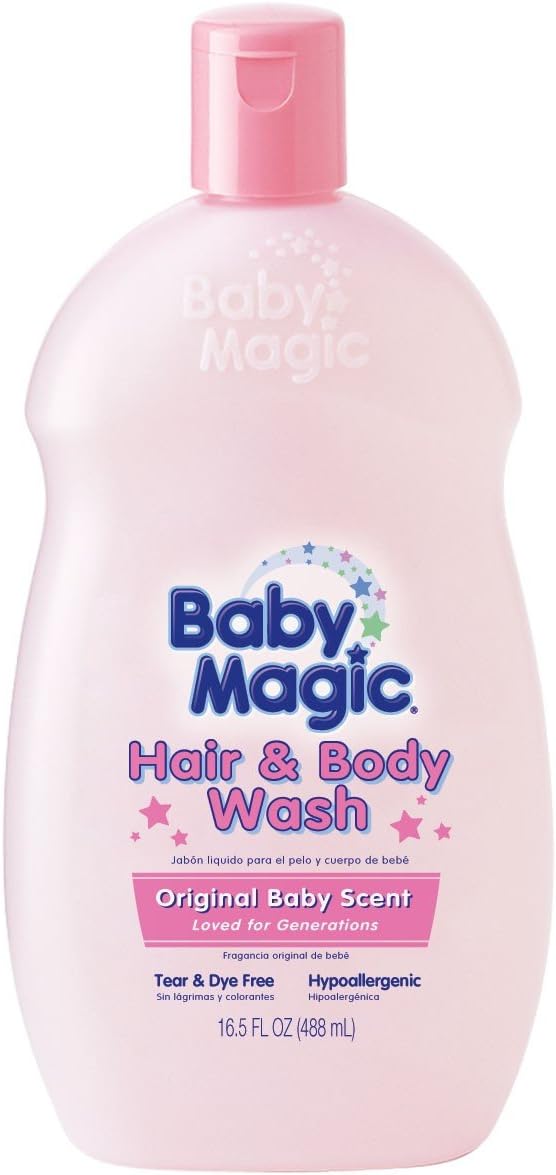 Amazon.com: Baby Magic Hair and Body Wash, Original Baby Scent, 16.5 ...