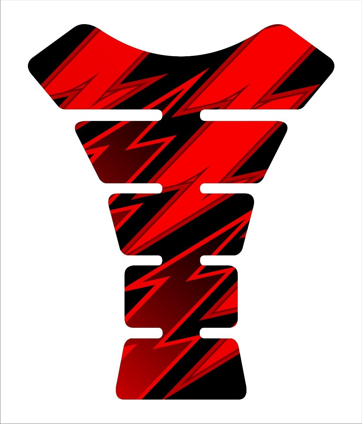 Amazon.com: Retro Lightning Red Motorcycle Sportbike Gas Tank pad ...