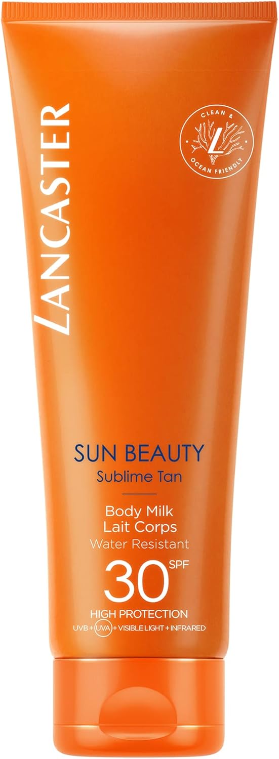 Lancaster Sun Beauty Body Milk SPF30 250ml | Sunscreen For Body | Broad ...