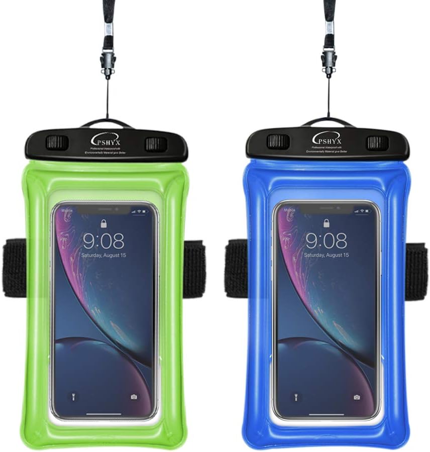Amazon.com: Waterproof Phone Pouch, Floating Waterproof Phone Case for ...