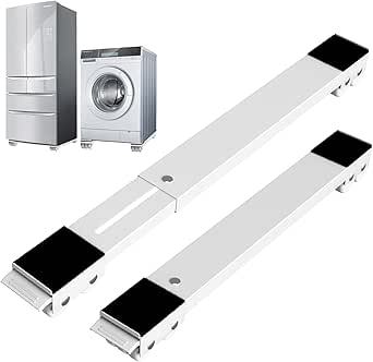 SOLEJAZZ Washing Machine Base with Brake, Movable Adjustable Base for ...