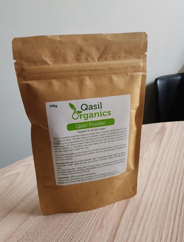 Qasil Organics – 100% Pure Qasil Leaf Powder – Deep Pore Cleansing ...