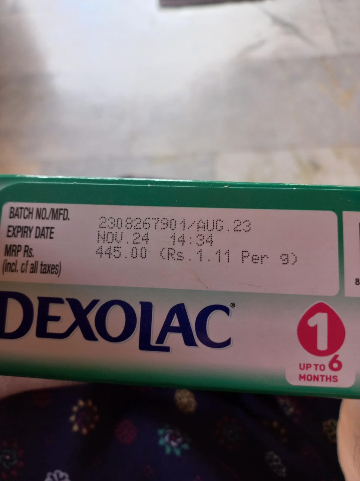 Buy Dexolac Infant Formula Milk Powder for Babies - Stage 1 (Upto 6 ...