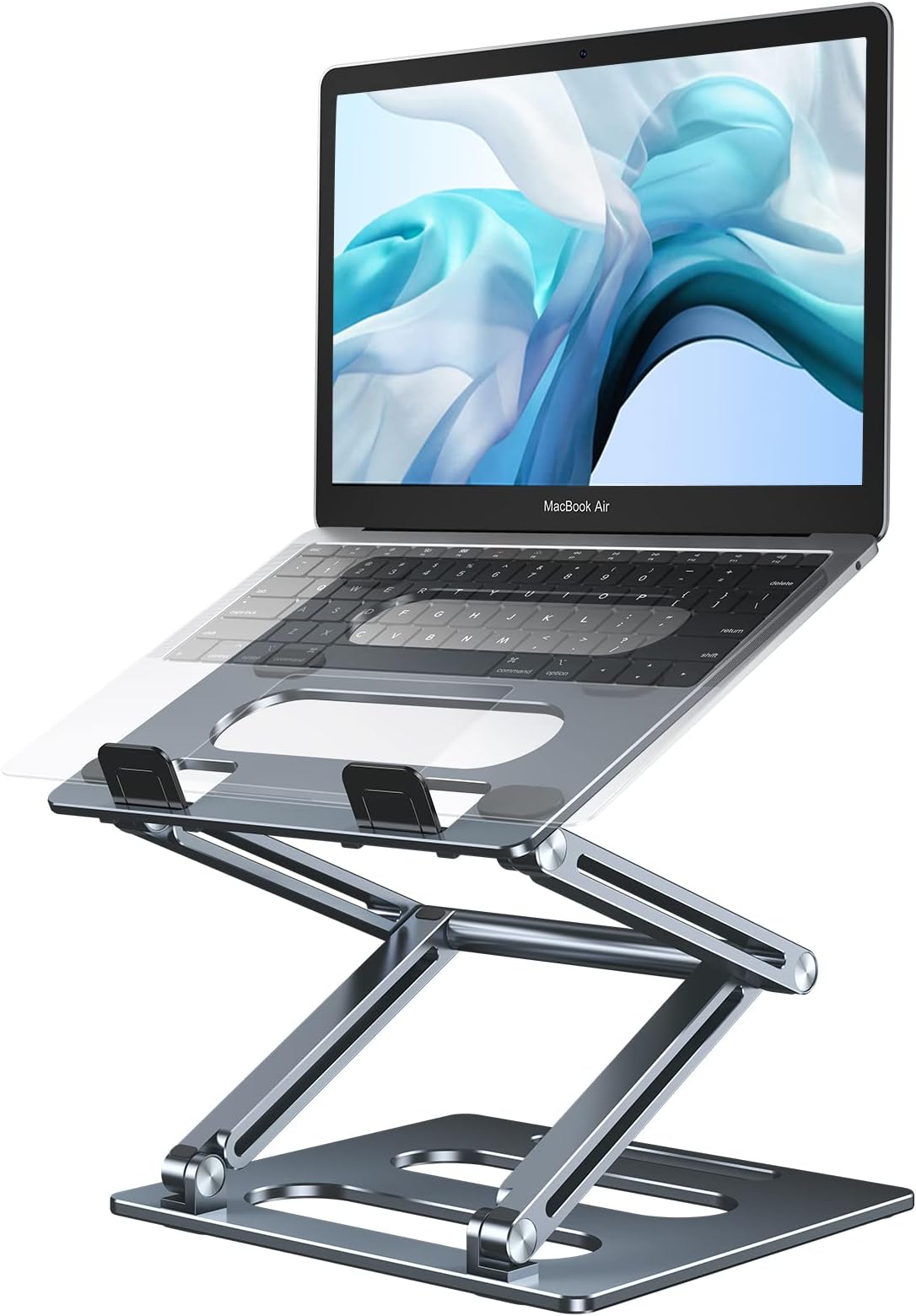 Amazon.com: OATSBASF Adjustable Laptop Stand, Portable Laptop Riser for ...