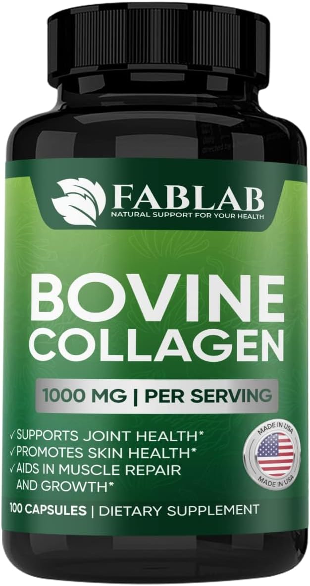 Amazon.com: FabLab Bovine Collagen Type I Supplement - Nutritional ...