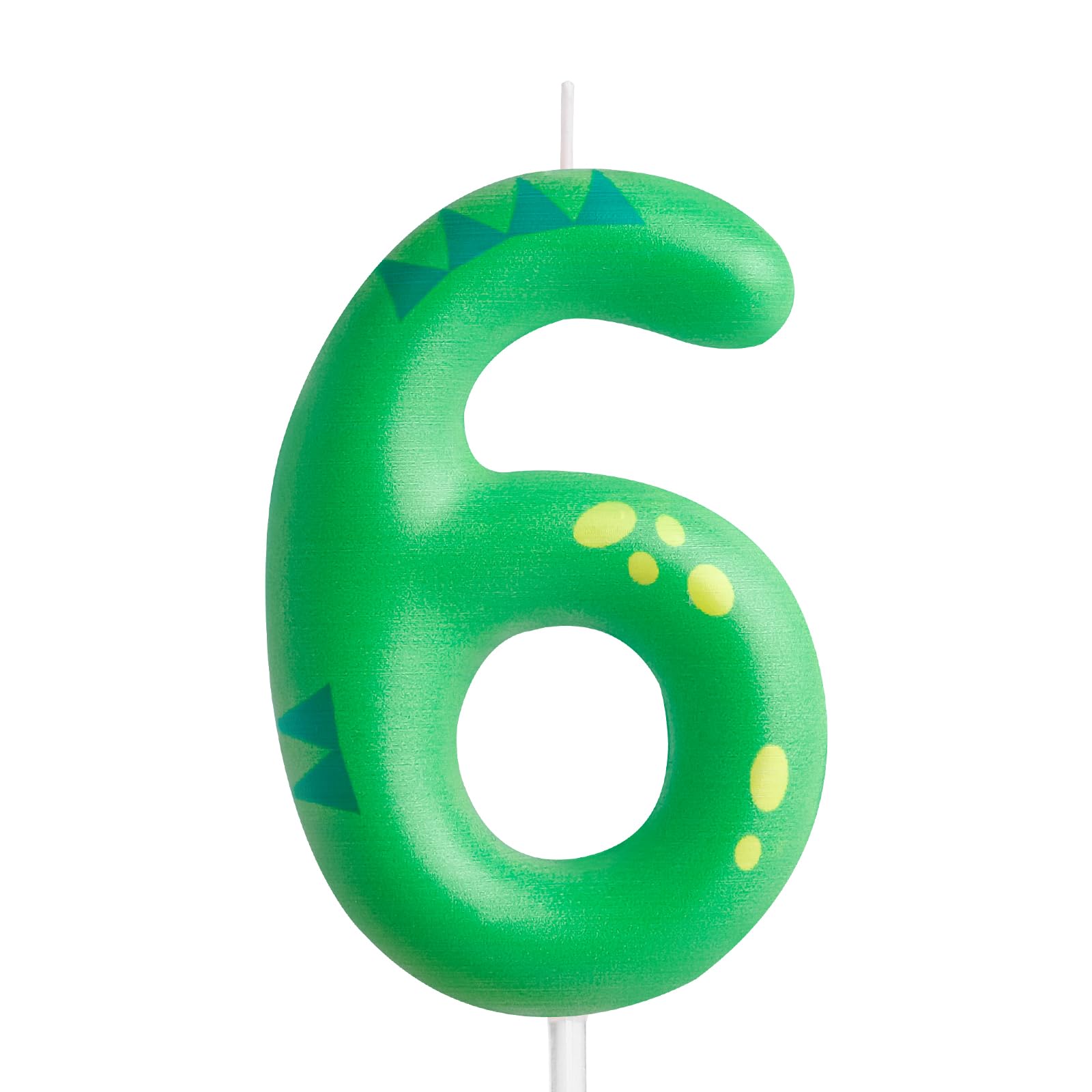 Amazon.com: Zi Lan Green Dinosaur Birthday Candle Print Dinosaur ...