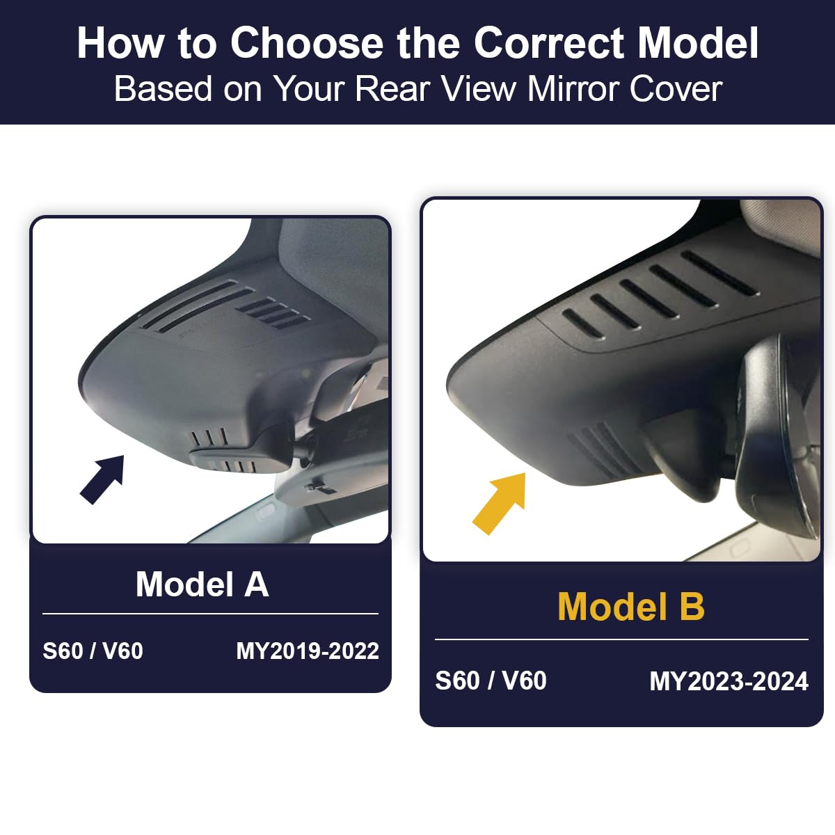 Snapklik.com : Fitcamx 4K Dash Cam Suitable For Volvo S60 V60 2023 2024 ...