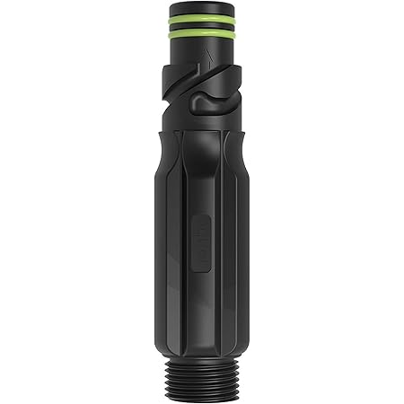 Aquor Angled Hose Connector, with Check Valve, Aquor Blue