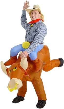 Amazon.com: Inflatable Bullrider Halloween Costume : Clothing, Shoes ...