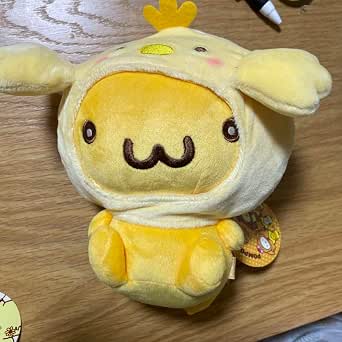 Amazon.co.jp: Pompompurin Cafe Nagoya Limited Bagel Plush : Toys & Games
