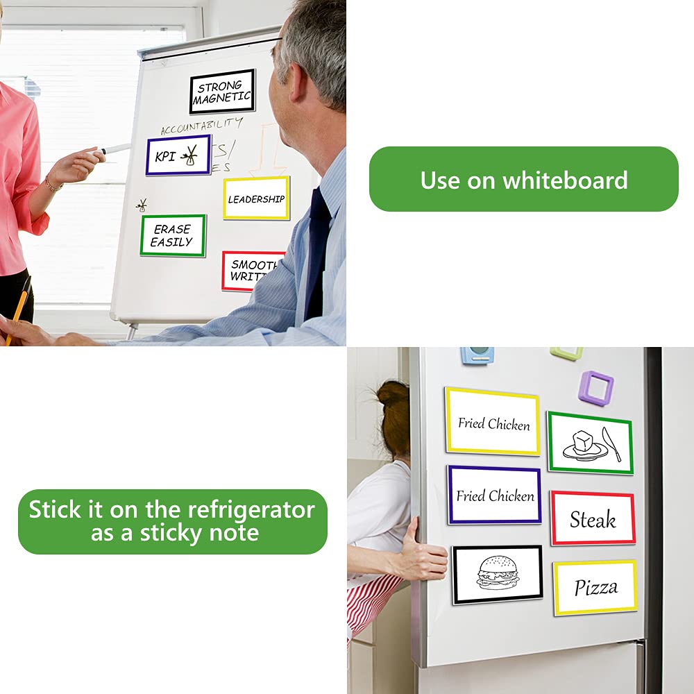 Snapklik.com : 5 Pcs Strong Dry Erase Magnetic Labels,6 X 3.5 Inch ...