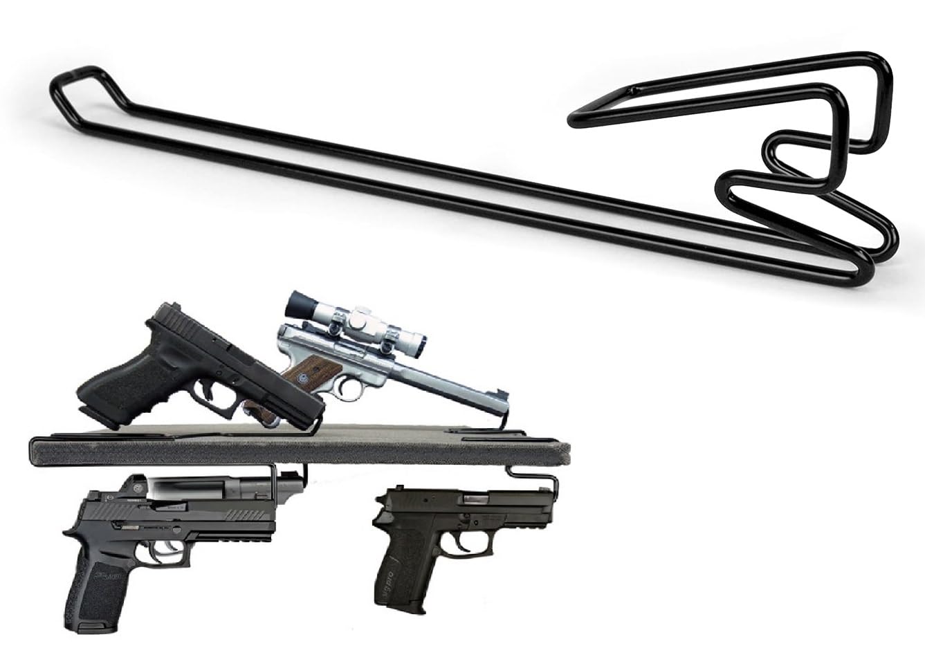 Amazon.com: Gun Storage Solutions Magminder Magazine Rack and Handgun ...