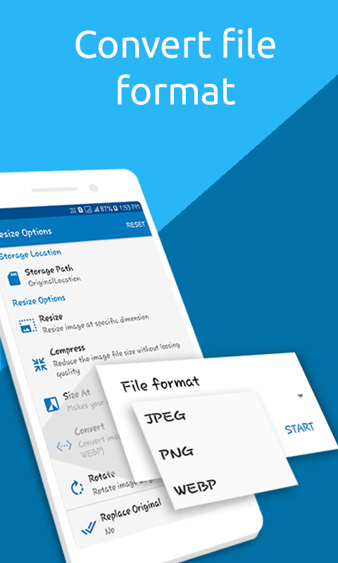 Aplicación iPro: Powerful Image compressor & resizer en Amazon Appstore