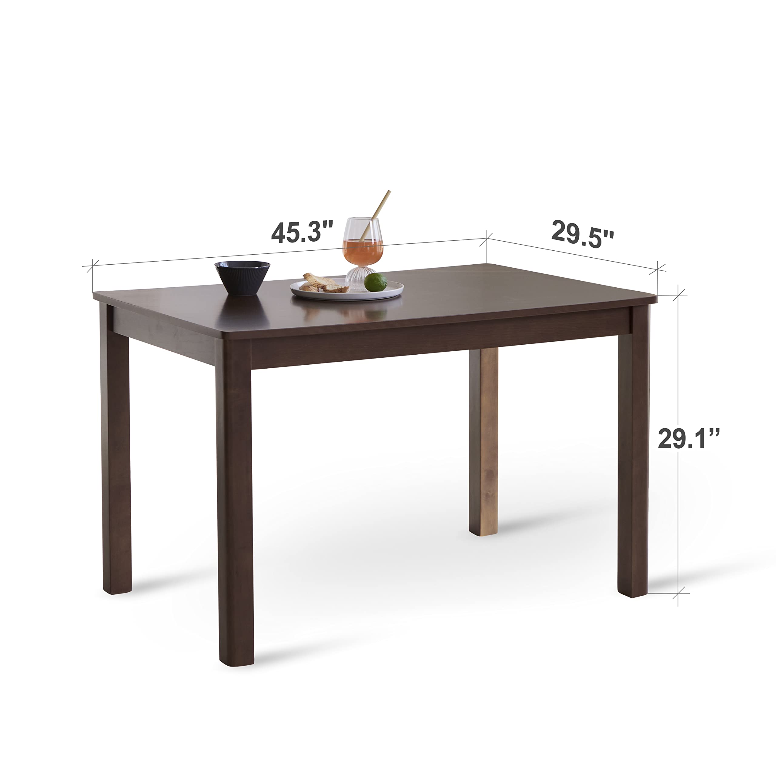 Snapklik.com : Livinia Cabin 45.3" Wooden Dining Table/Small ...