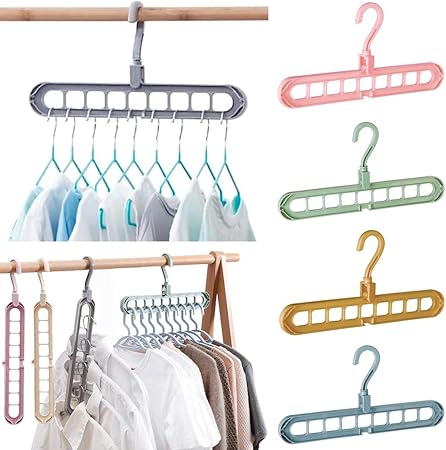 Gancho Para Ropa Múltiple Ahorra Espacio Colgar Mucha Ropa Closet ...