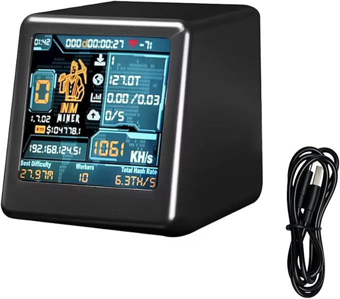 Amazon.com: Bitcoin Miner,1.54 Inch Bitcoin Lottery Miner Nmminer with ...