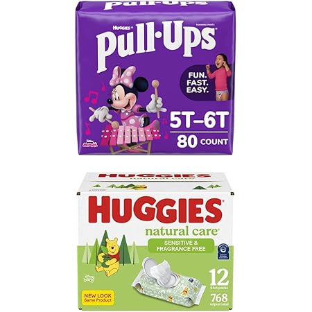 Amazon.com: Potty Training Bundle: Pull-Ups Girls’ Training Pants, Size ...