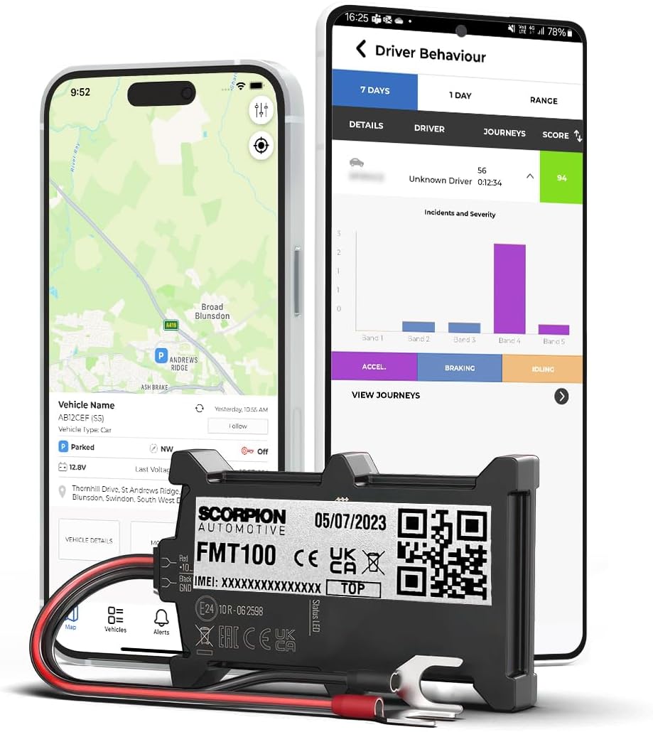 ScorpionTrack - 2-Wire Self-Install GPS Vehicle Tracker - Live ...