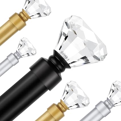 Amazon.com: Lepushom 1 Pack Curtain Rods for Windows 30 to 40 Inches（2. ...