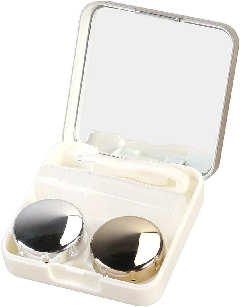 Amazon.com: ROSENICE Contact Lens Case Mini Travel Simple Contact Case ...