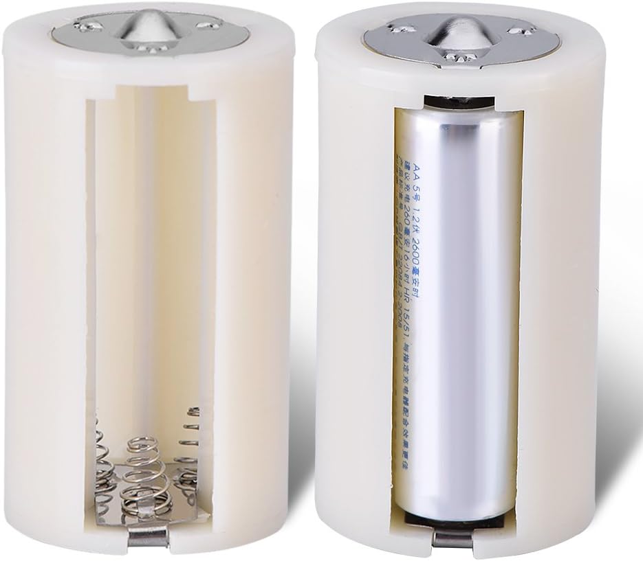 Amazon.com: Fosa 3 AA to 1 D Size Series Parallel Battery Converter ...