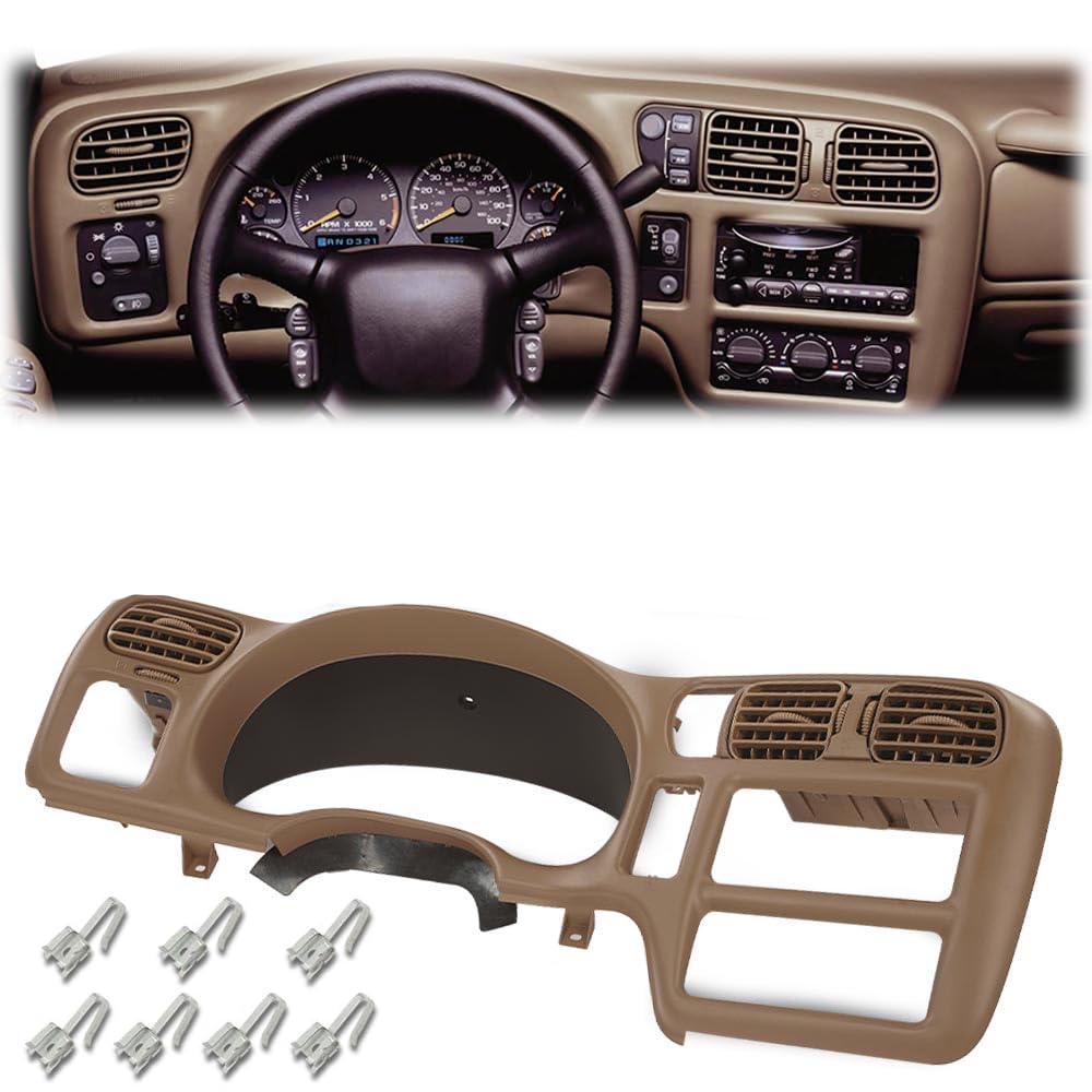 Snapklik.com : G-PLUS Dash Trim Bezel Cover Single Din Fit Chevy Blazer ...