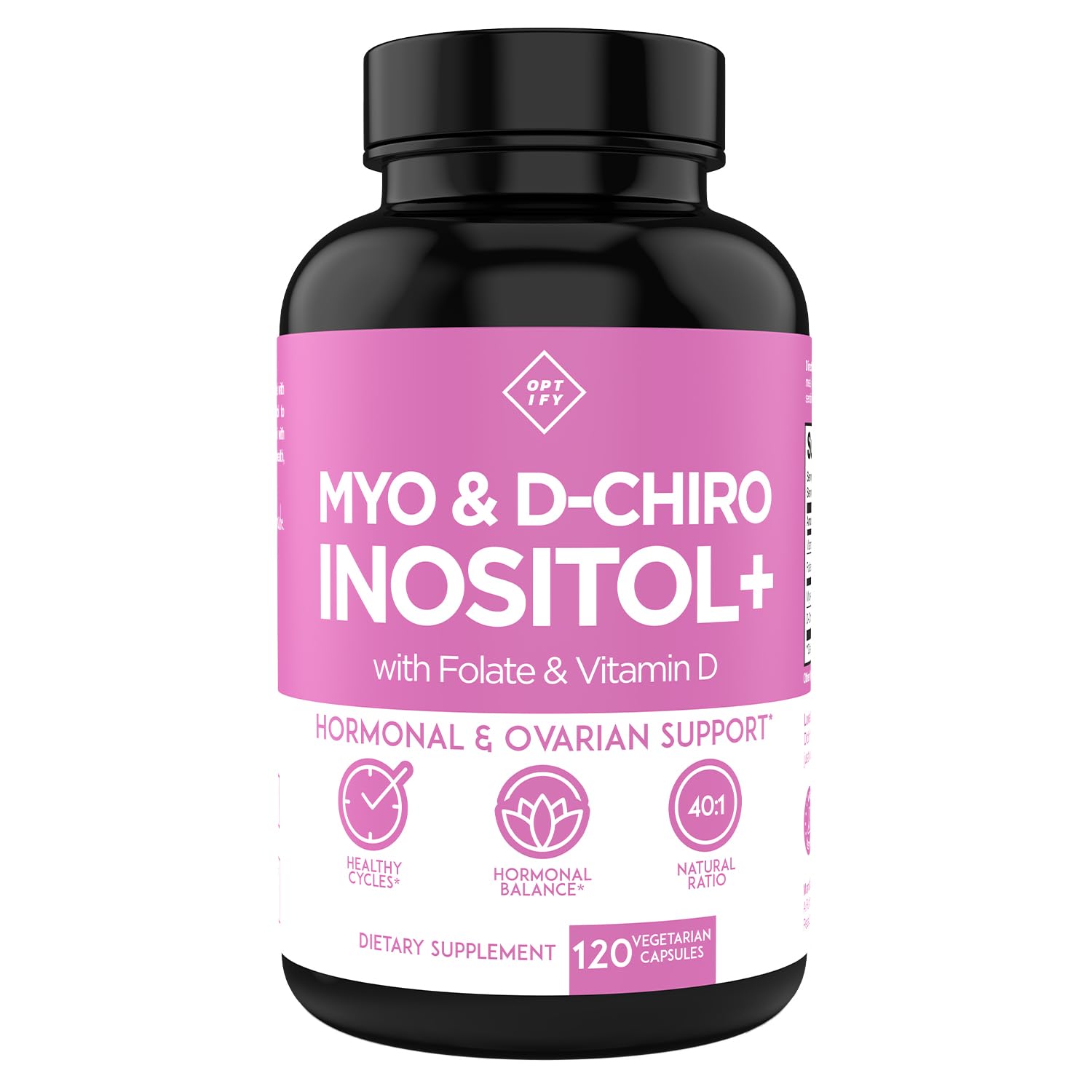 Optify Suplemento Premium de Inositol - Myo-Inositol y D-Chiro Inositol ...