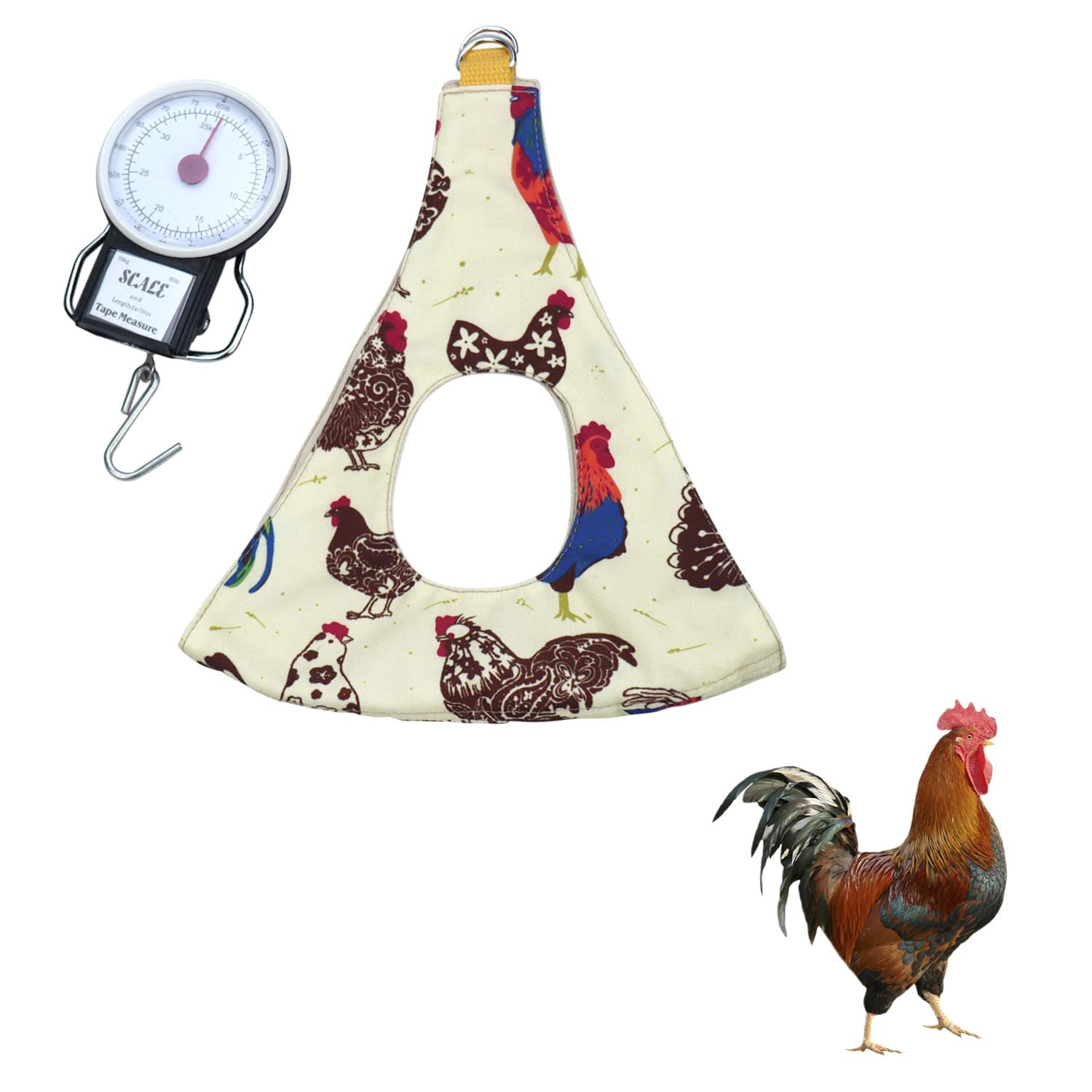 Amazon.com: YUYUSO Chicken Holder Sling with Weight Scale for Roosters ...
