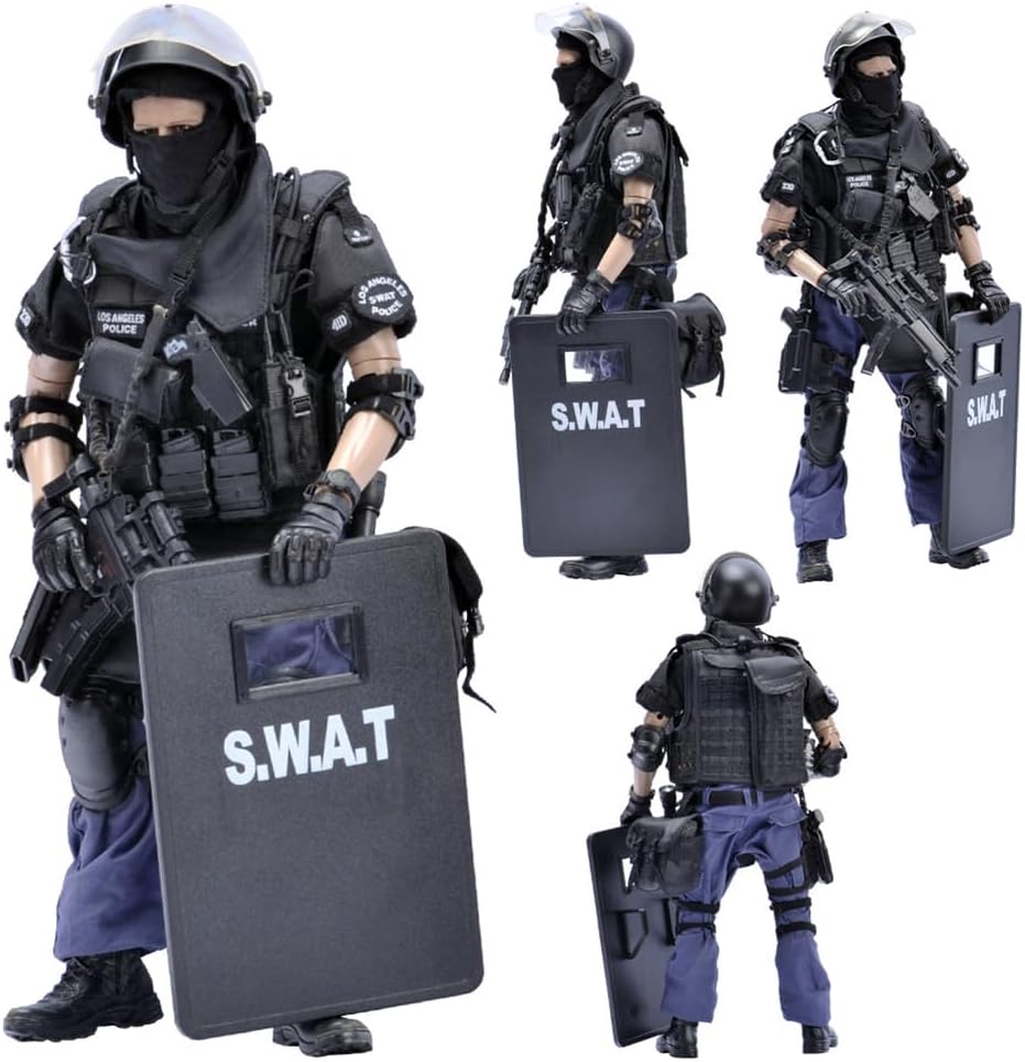 Amazon.com: ViiKONDO 1/6 Scale SWAT Action Figure Toy Army Men 12inch Soldier Figurine US ...