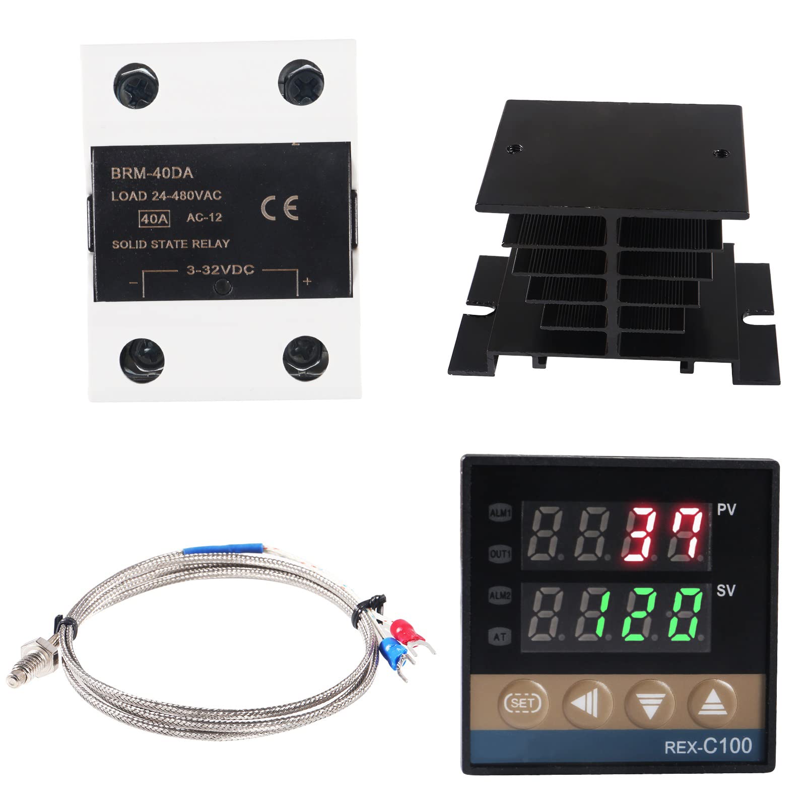 Snapklik.com : Digital PID Temperature Controller REX-C100 PID ...