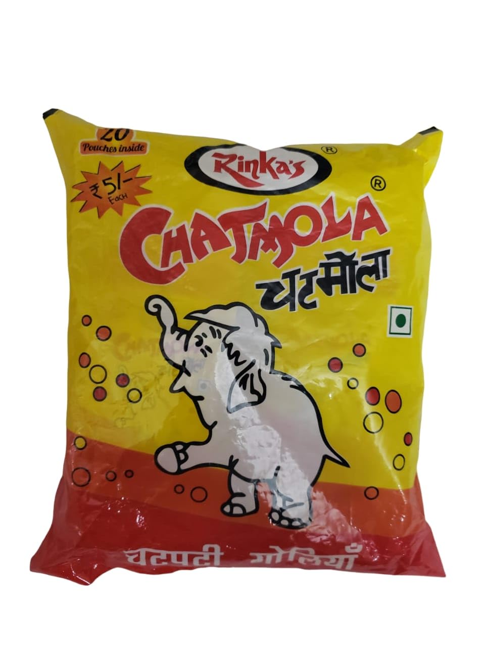 Tasty Chatmola Candy Chatpati Khatti Mitti Churan Goli - 20 sachets in ...