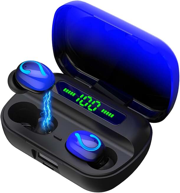 Amazon.com: blue earbuds